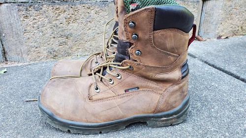 Red Wing 2244 King Toe Waterproof Safety Toe Work Boots Mens Size 9 | eBay