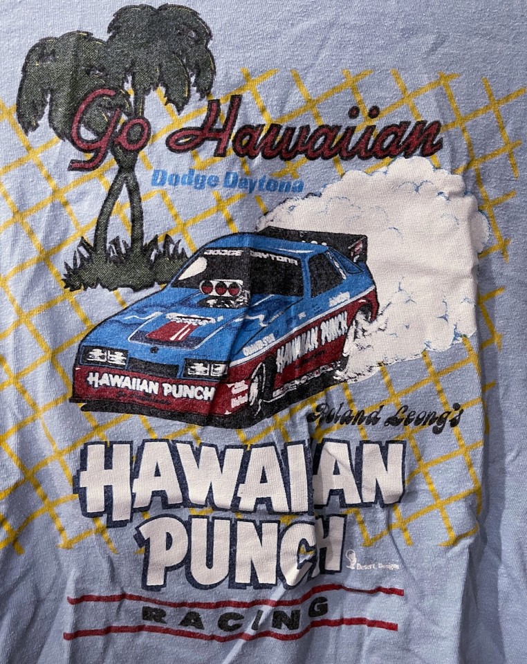 VRHTF NHRA COOL VINTAGE "ROLAND LEONG HAWAIIAN PUNCH FUNNY CAR MED TANK ...