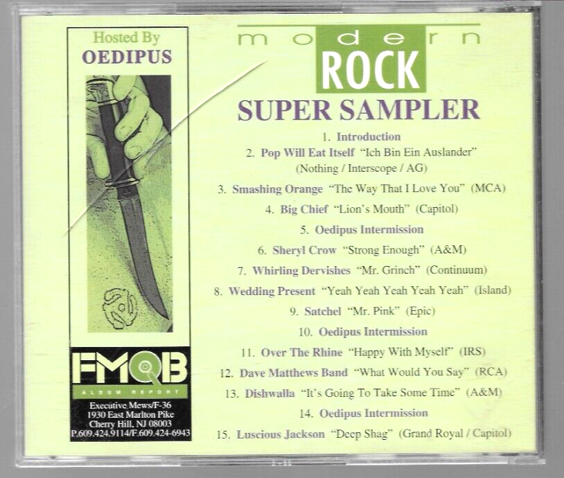 Various - FMQB Modern Rock Super Sampler Vol. III '94 CD - Alternative ...