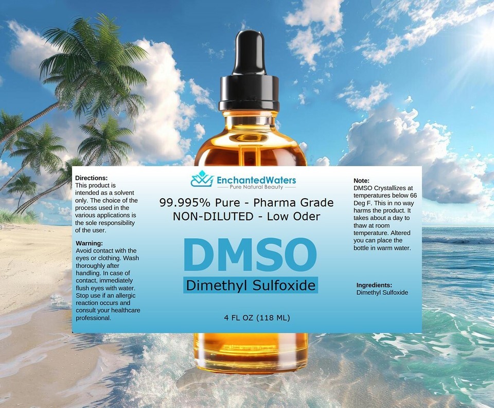 DMSO Non-diluted 99.99% Pure Dimethyl Sulfoxide Low odor Pharma Grade ...