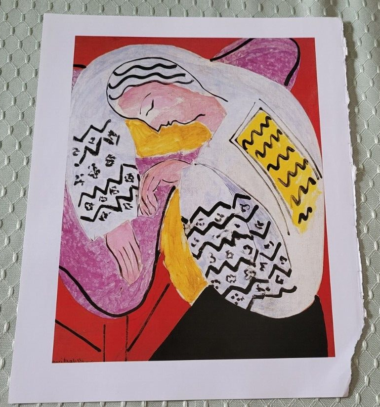 THE DREAM 1940 by HENRI MATISSE Style: Expressionism Print | eBay