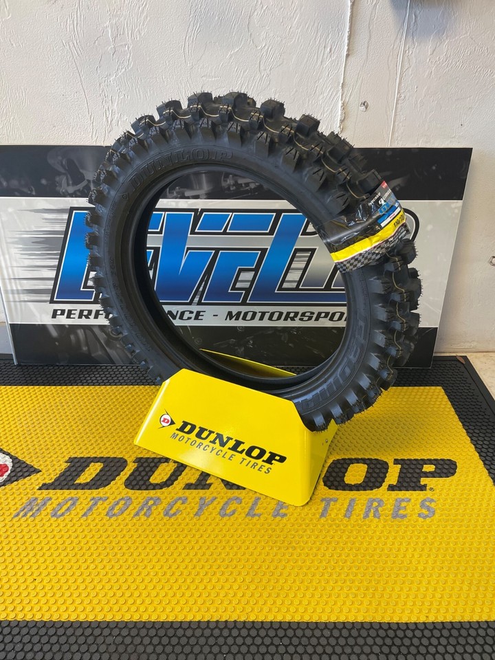 Dunlop MX34 110/100-18 - 64M Rear Dirt Bike Motorcycle Tire Geomax ...