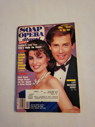 1984 November 6, Soap Opera Digest, Mark Pinter, (SM4) | eBay