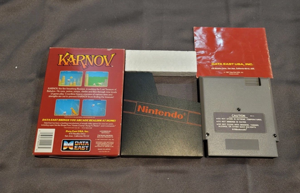 Karnov for NES Nintendo Complete In Box CIB Great Shape 473109758941 | eBay