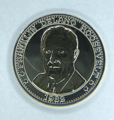 1982 Franklin Delano Roosevelt 100th Anni Double Eagle Commem Gold ...