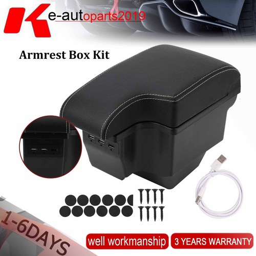 Armrest Box Central Consoles Box Arm Rest With USB Charge For 2017-2023 ...