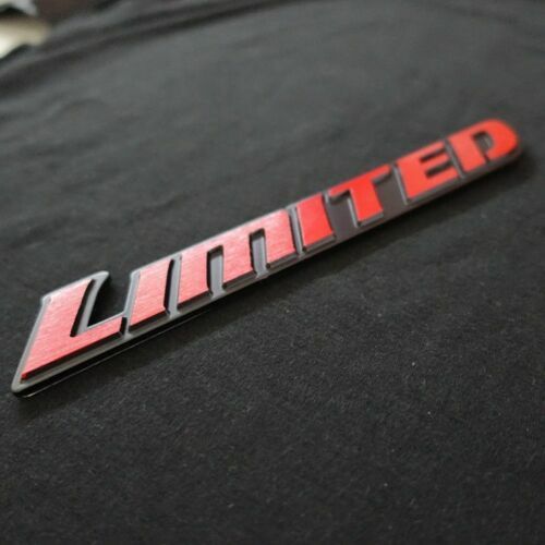 Metal Red Limited Edition Car Fender Emblems Trunk Sport Badge Decal ...