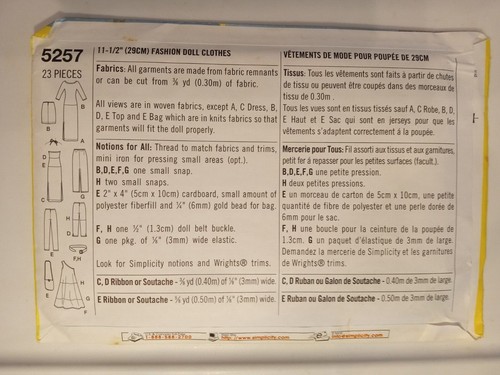 Simplicity 8333 1980s Fashion Doll Barbie Wardrobe Pattern Wedding Gown ...