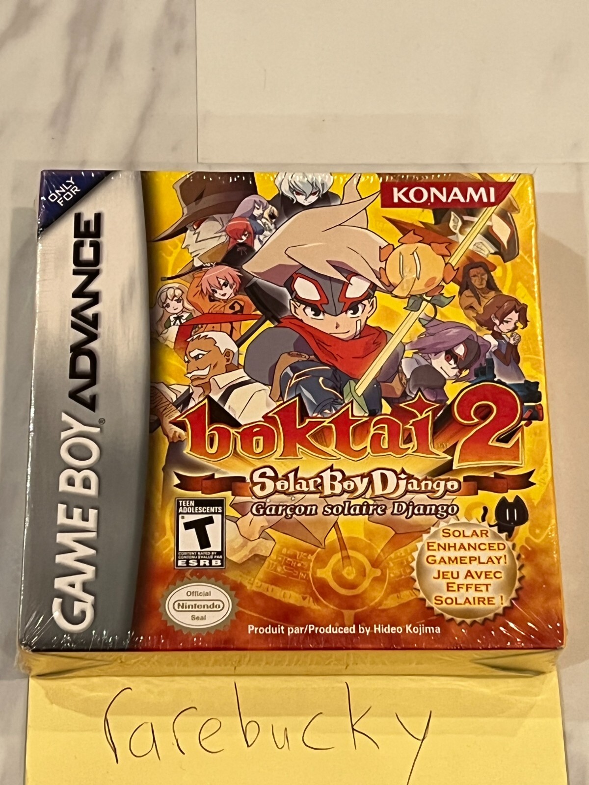Boktai 2: Solar Boy Django (Game Boy Advance) NEW SEALED H-SEAM, NM ...