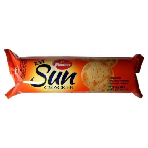 MUNCHEE SUN CRACKER 100% SUGAR Free Biscuit New Tasty Flavors Cracker ...