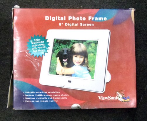 ViewSonic 8" Digital Picture Frame frame free shippng | eBay