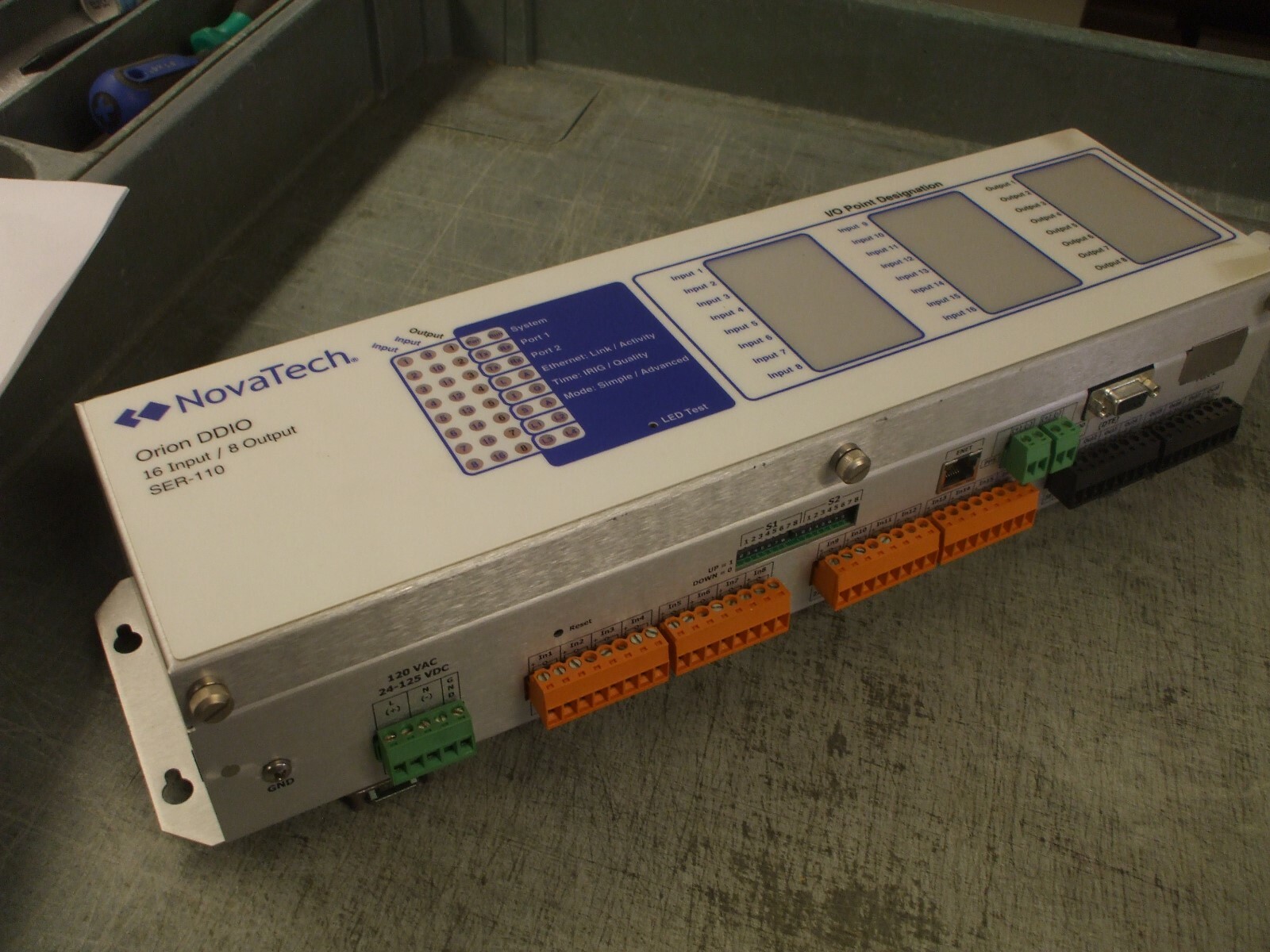 DDIO-SER-N-WR-110-HV-42-DIN Remote I/O Module | eBay