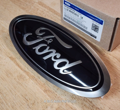 NEW 2023-2024 Ford F-150, F-250 Super Duty Black/Smoke Oval Tailgate ...