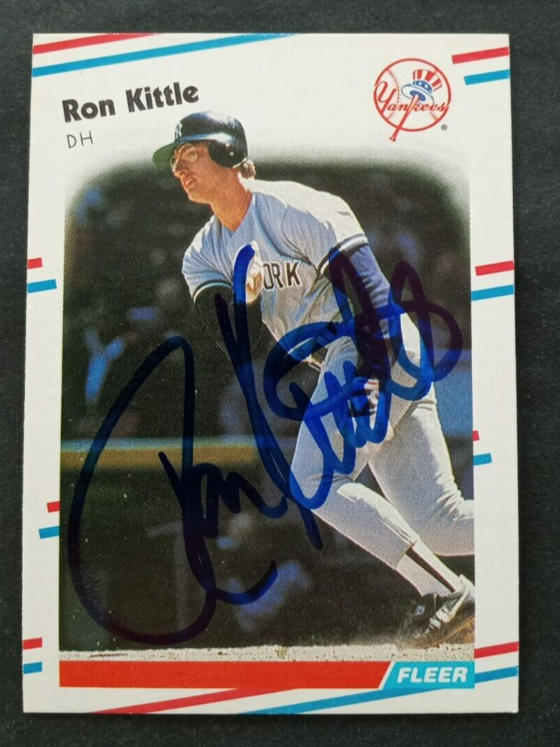 1988 Fleer SIGNED: Ron Kittle, YANKEES #213 | eBay