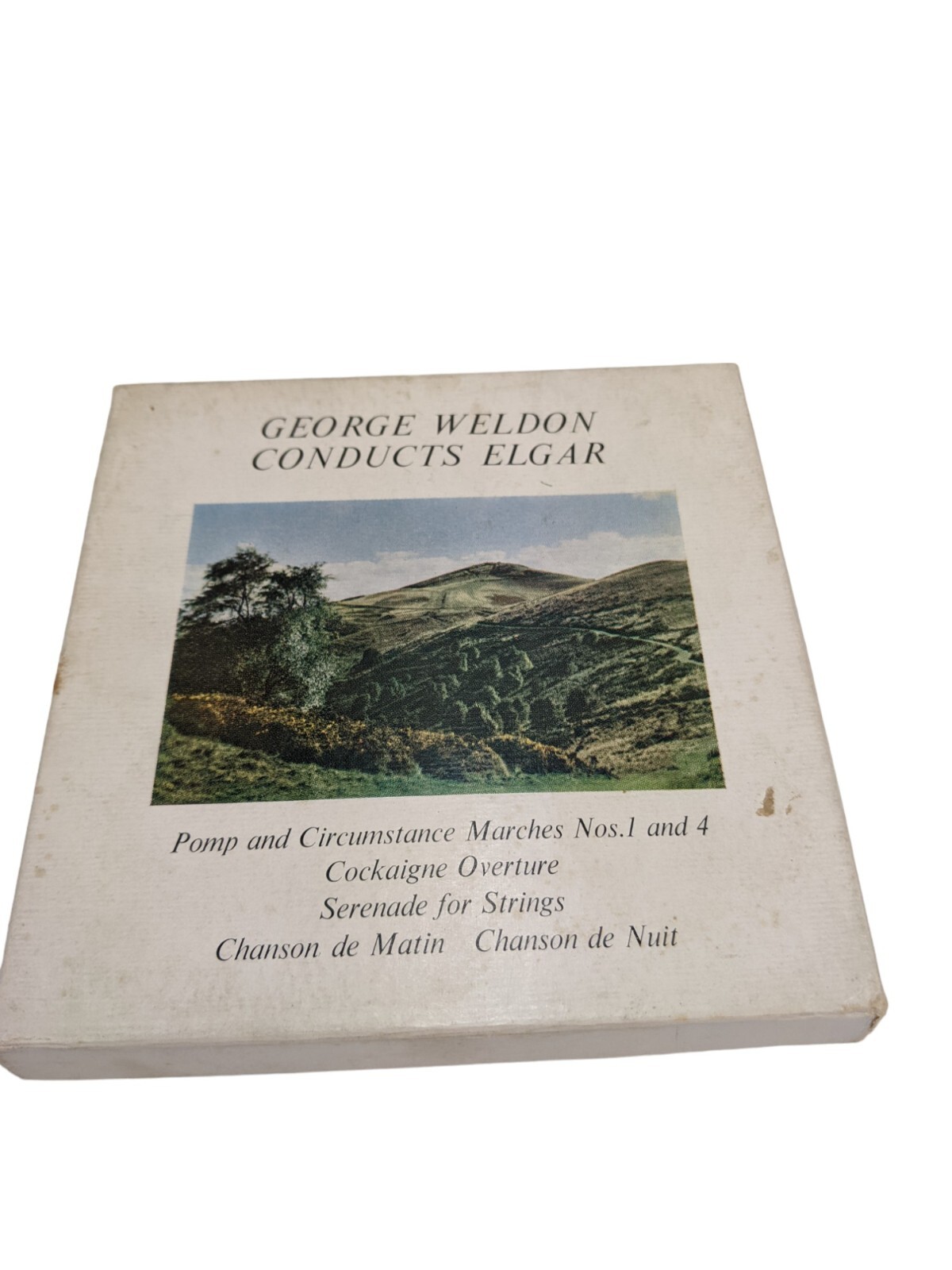 George Weldon Conducts Elgar A- Emballé Reel To Reel Bande Original ...