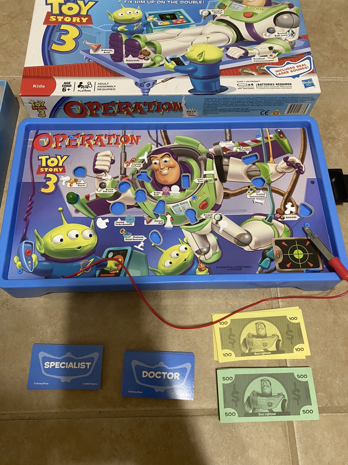 Operation Game - Toy Story 3 - Buzz Lightyear - Disney Pixar Hasbro 💯 ...