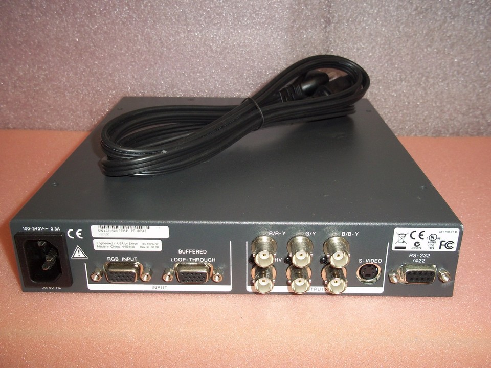 Extron VSC 500 High Resolution Video Scan Converter w/ Power Cord | eBay