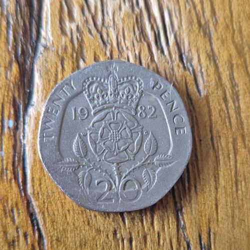 1982 20p Twenty Pence Coin, Original First Year Mint, UK | eBay UK