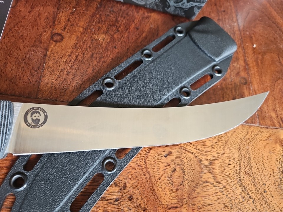 MONTANA KNIFE COMPANY MKC BEARDED BUTCHER BREAKING BUTCHER GREY AND ...