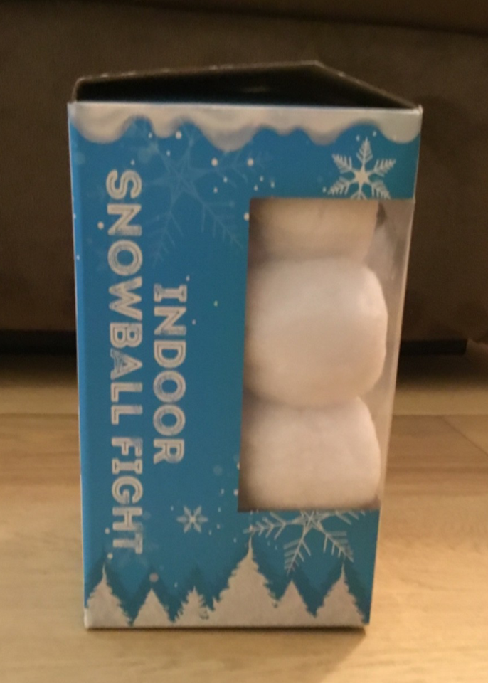 Indoor Snowball Fight Set Of 16 Soft Snowballs By Samsonico USA Winter ...