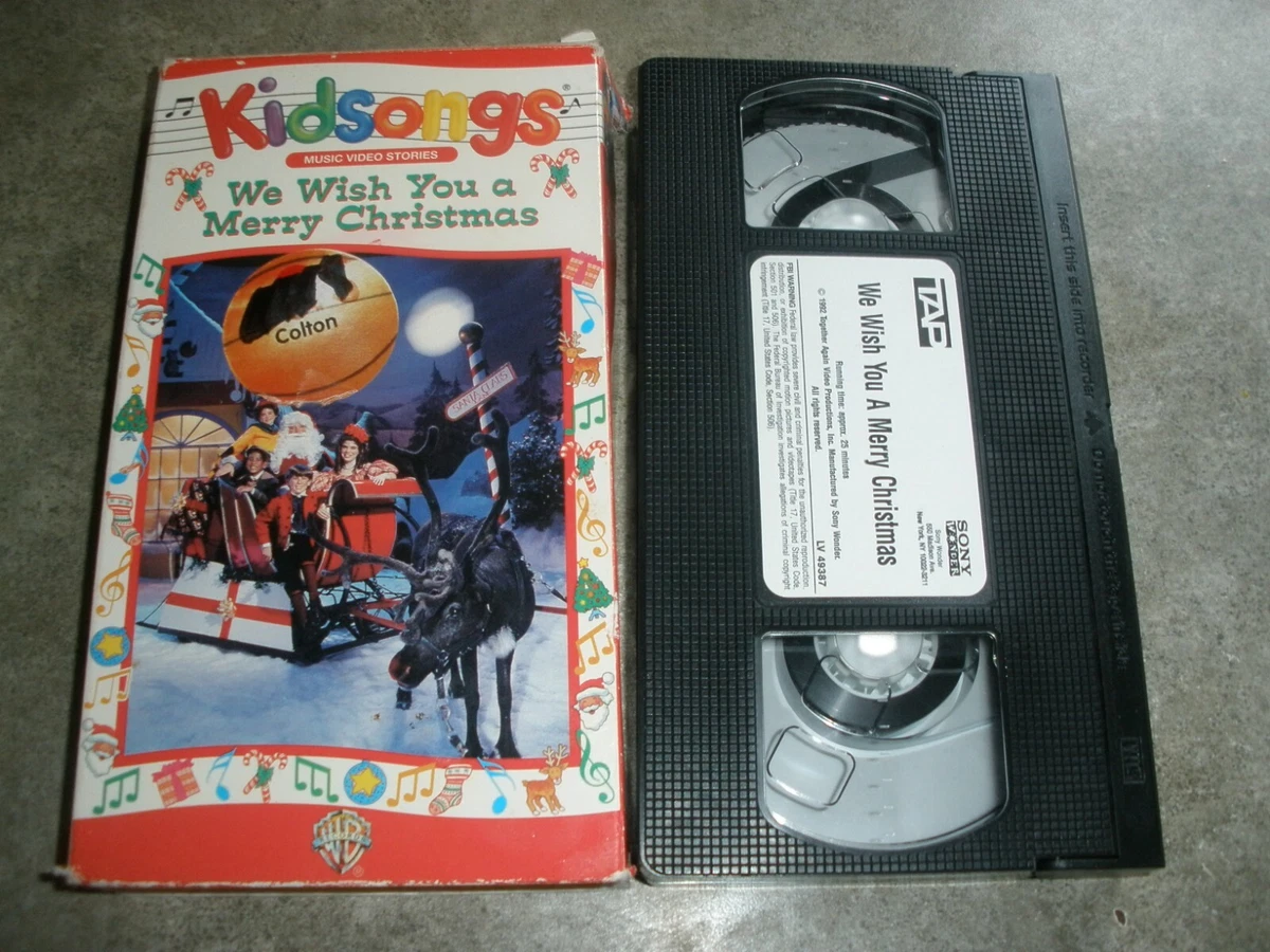 Kidsongs We Wish You A Merry Christmas Vhs