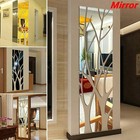 3D Mirror Tree Art Removable Wall Stickers Acrylic Mural Decal Home ...
