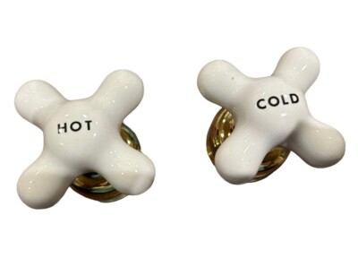 Plumbing - Porcelain Cross Handle