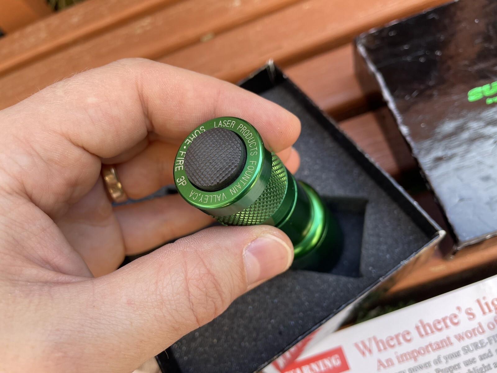 Ultra RARE! NOS Surefire 3P Flashlight Green Ano Complete Set 6p ...