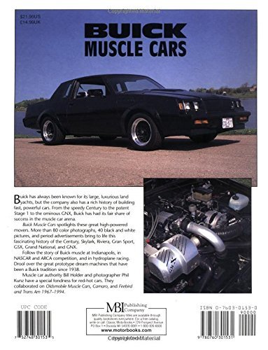 Buick Muscle Cars (Motorbooks International Muscle Car Color History ...