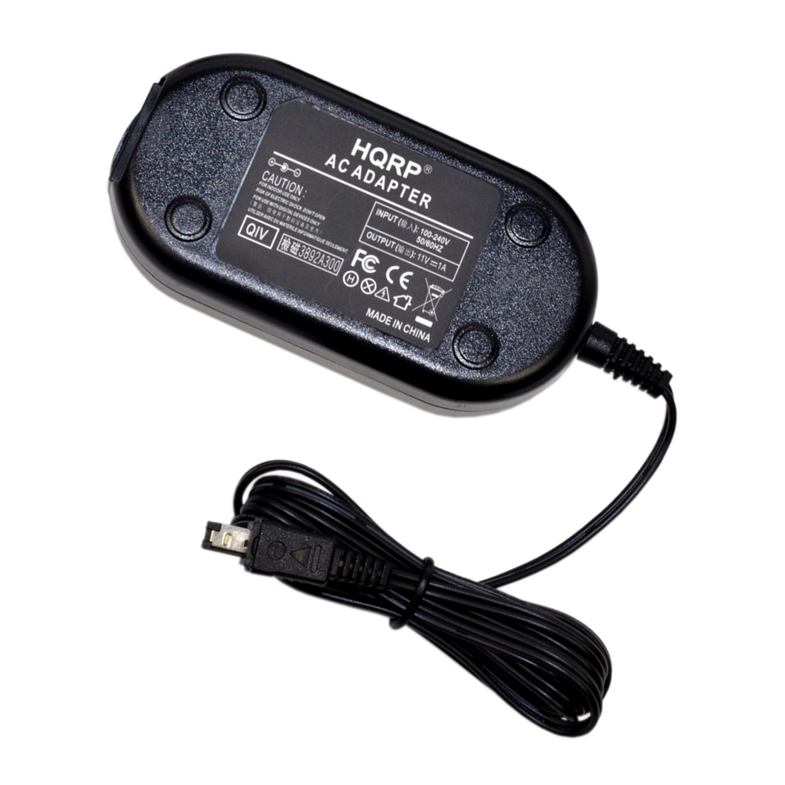 HQRP AC Adapter for JVC Everio GZ-MS120B GZ-MS120BU GZ-MS120BUS GZ ...