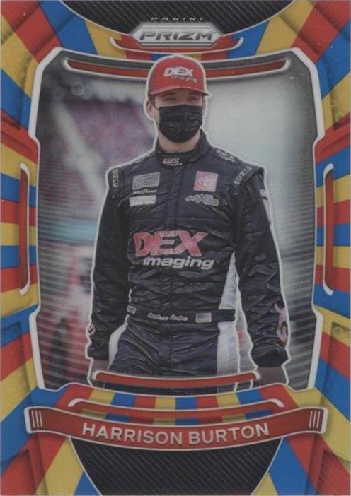 2021 Panini Prizm - Harrison Burton #50 Rainbow Prizm /24 for sale ...