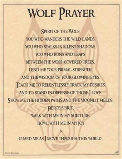 Wolf Prayer Parchment-Like Page for Book of Shadows Page, Altar! | eBay