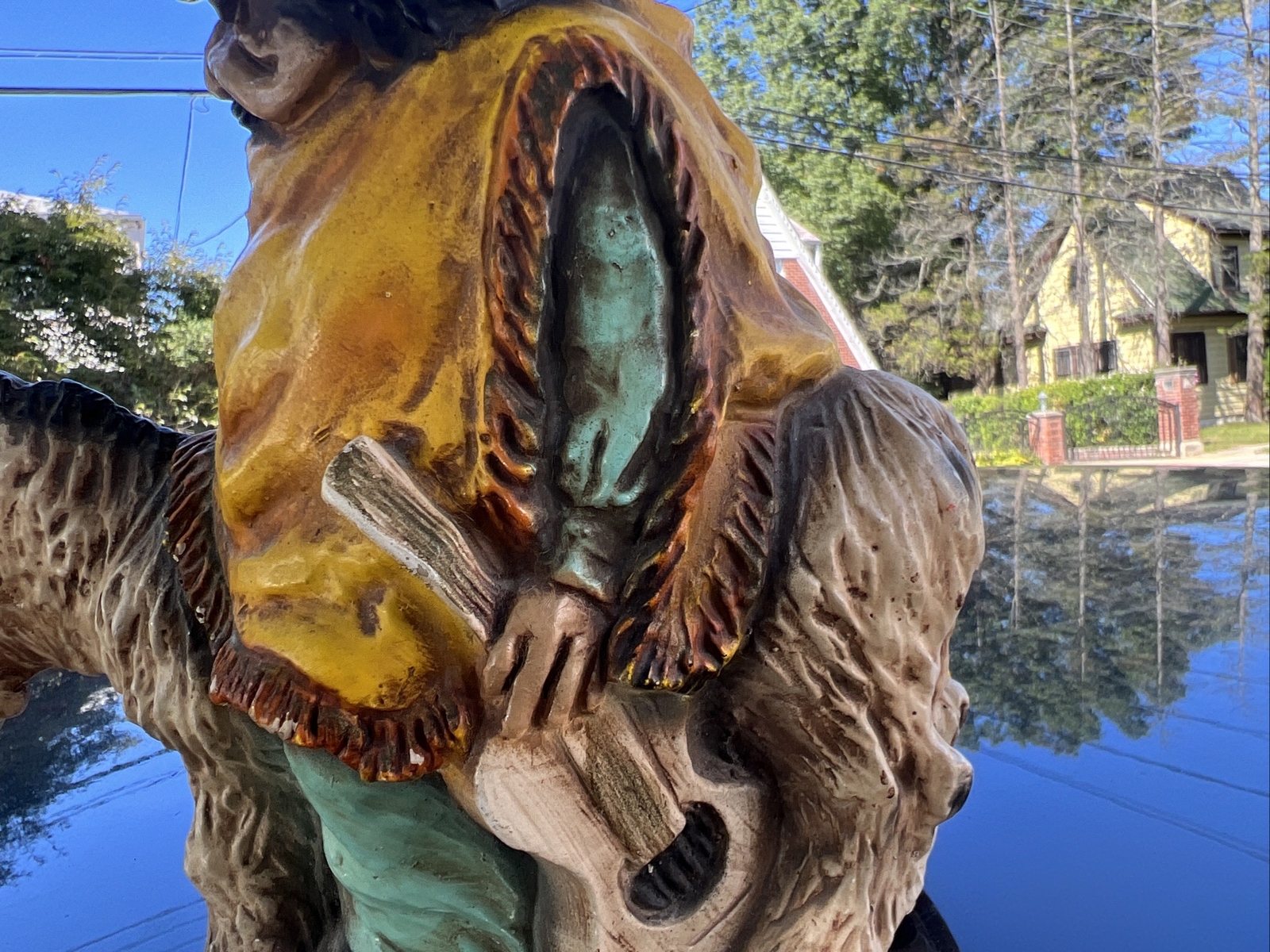 1972 Universal Statuary 9 1/2" Mexican Poncho Riding Donkey Statue ...