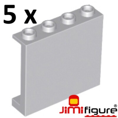 NEW 5 x LEGO Panel 1x4x3 with Side Supports Light Bluish Grey 60581 ...
