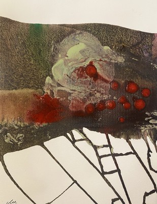 Abstract Mixed Media Ink Watercolor Painting on 9 X 12” Paper ...