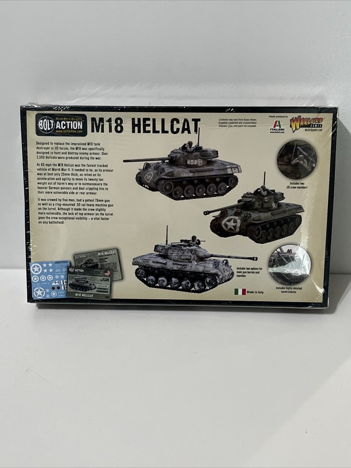 Warlord Games Bolt Action M18 Hellcat Tank Destroyer - Box 5/14 | eBay