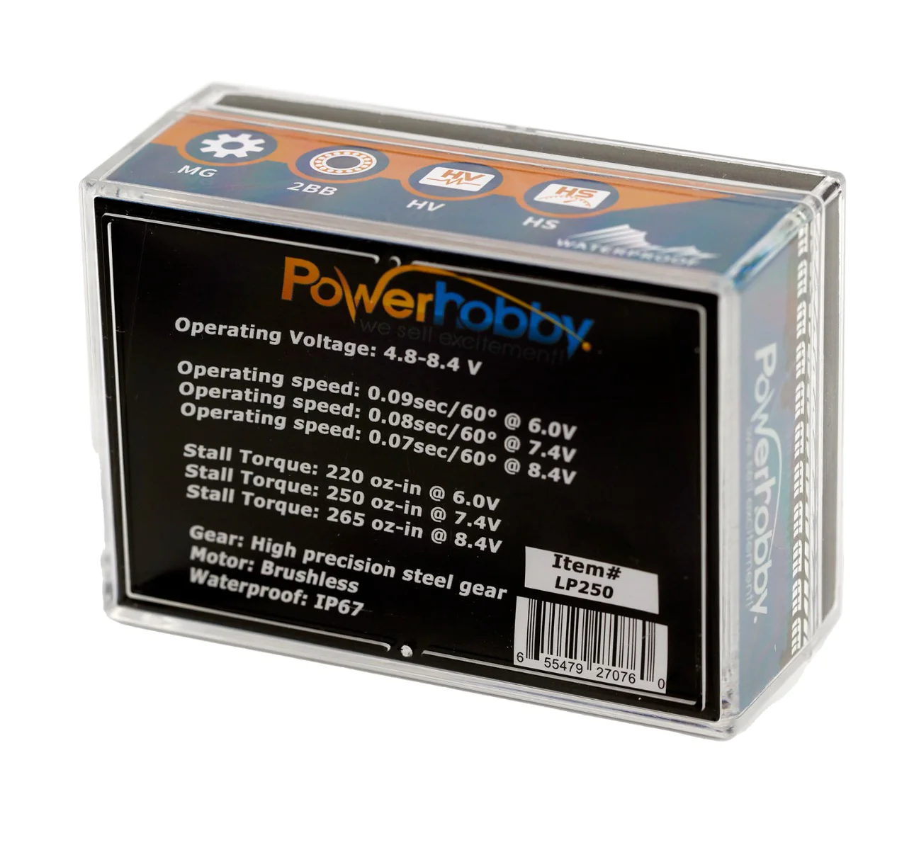 Powerhobby LP250 19KG Programmable Waterproof Low Profile Hi-Speed ...