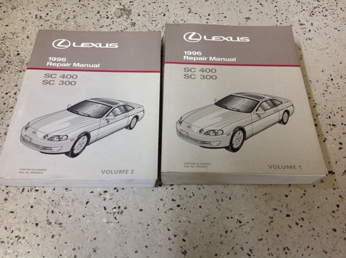 1996 LEXUS SC400 SC300 SC 400 SC 300 Service Repair Workshop Manual Set ...