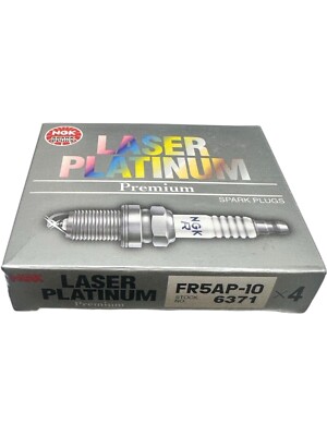 Genuine NGK 6371, FR5AP-10 Laser Platinum Spark Plugs (LOT OF 4) **SALE ...