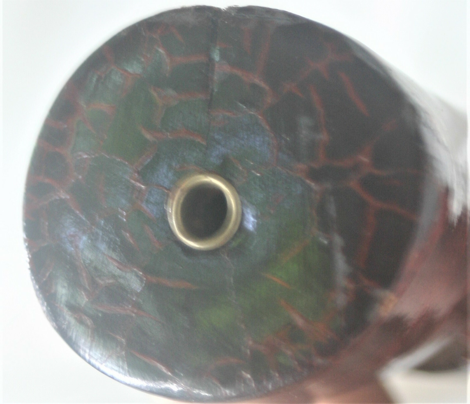 Japanese Fine Antique Massive Wood “Demon” Pipe Carved, Kyoto, Netsuke ...