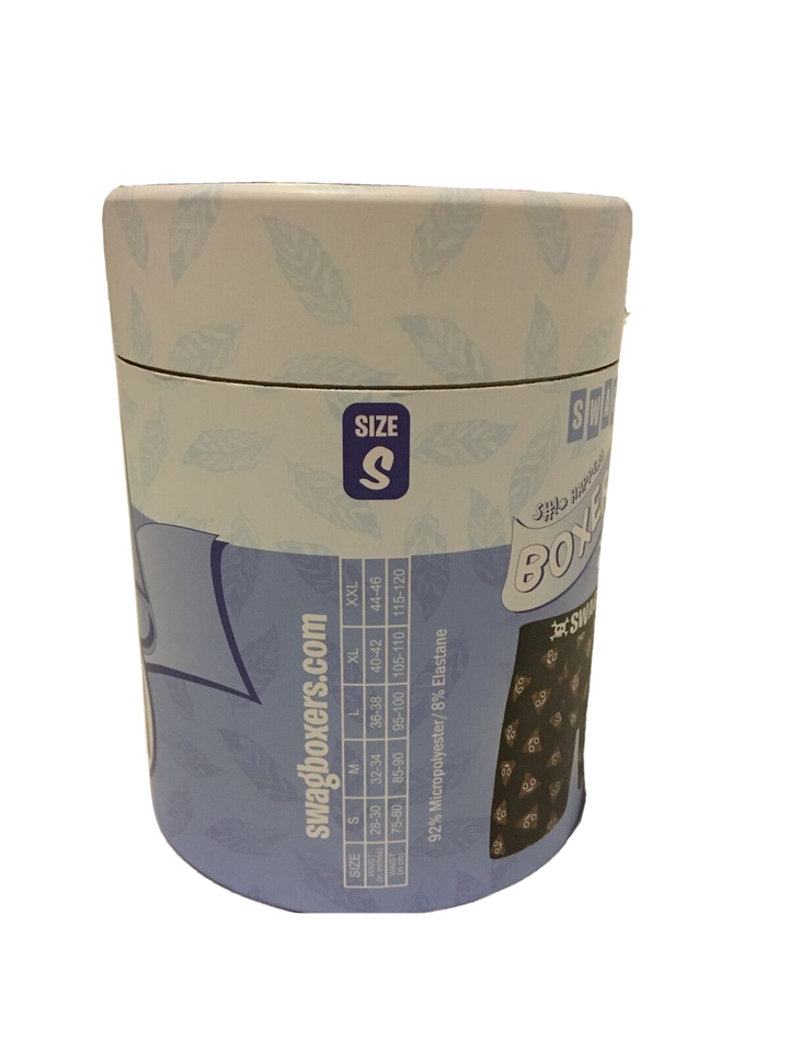 SWAG Poop Emoji Boxer Briefs in Novelty Toilet Paper Roll Box Men's ...