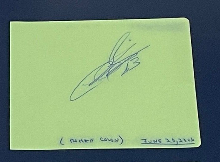 1990s & 2000s Debut Signed Index 3x5 Autograph Cut (you pick from list ...