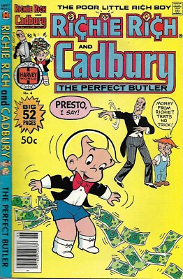 Richie Rich & Cadbury (Perfect Butler) Comic Book No. 6 March 1979 | eBay