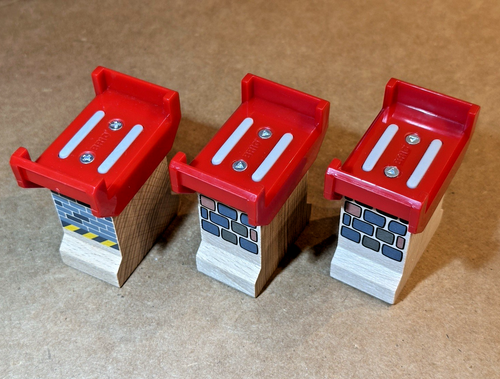 BRIO World 33254 Track Wooden Train Rail SUPER SUPPORTS Trestle Column ...