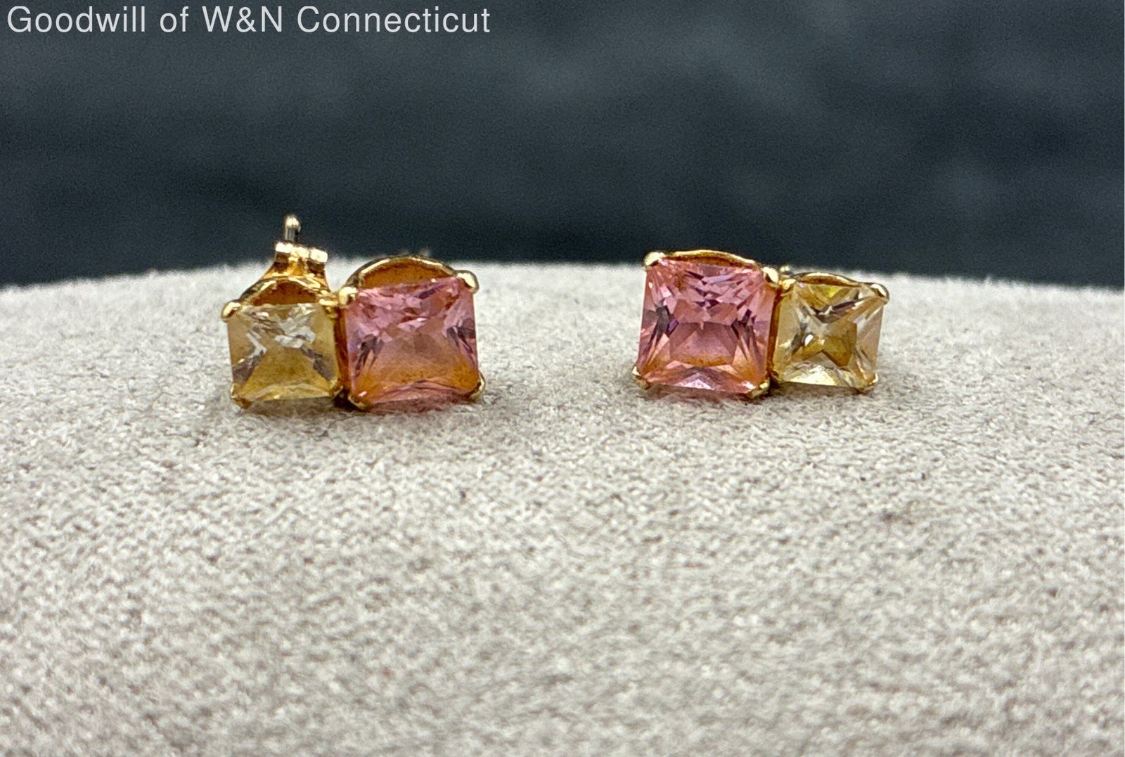 13K Non Standard Karat Yellow Gold Earrings 1.30g | eBay