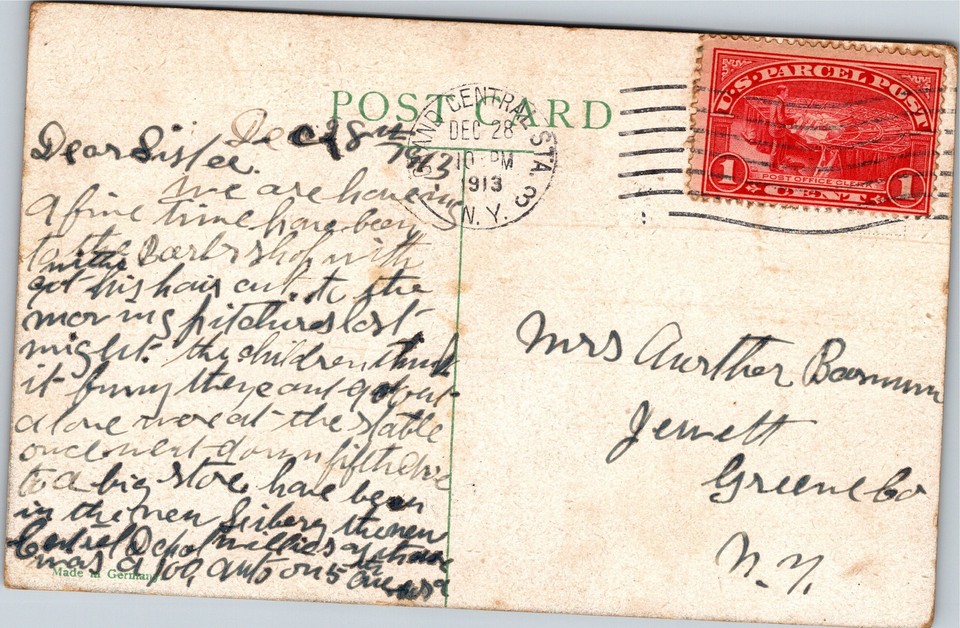 Postcard NY Catskill Mountains Kaaterskill Lake - women on rocks | eBay