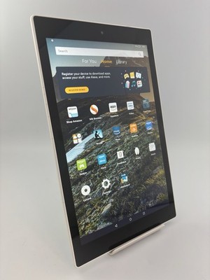 Amazon Kindle Fire HD 10 5th Generation SR87CV White 10.1" 16GB Wi-Fi ...