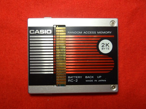 CASIO RC-2 Ram Memory Card 2K Byte "UNTESTED" [For fx-720 fx750 ETC] | eBay
