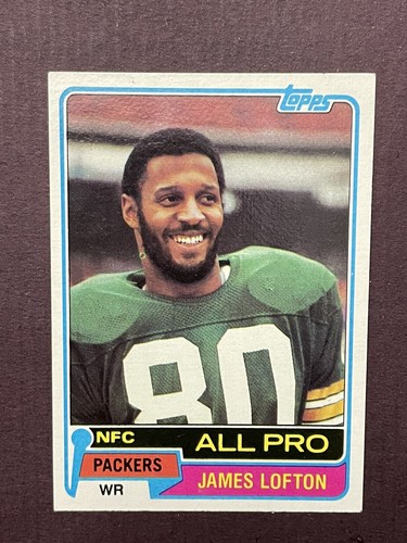 James Lofton Vintage NEAR MINT CENTERED SHARP 1981 Topps #430 Packers ...