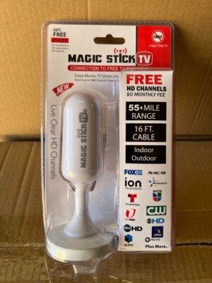 Magic Stick TV MS-55MAX Jumbo 4K/8K indoor TV Antenna Fire Stick Super ...